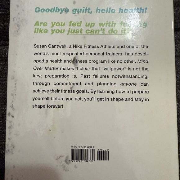 book | Accents | Mind Over Matter Fitness Book | Poshmark